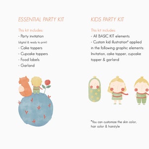 The Little Prince DIGITAL Party Kit, Le Petit Prince Party Supplies ...