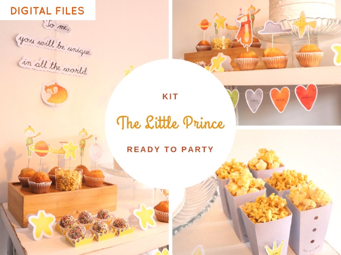 The Little Prince Printable Party Kit Le Petit Prince Digital - Etsy