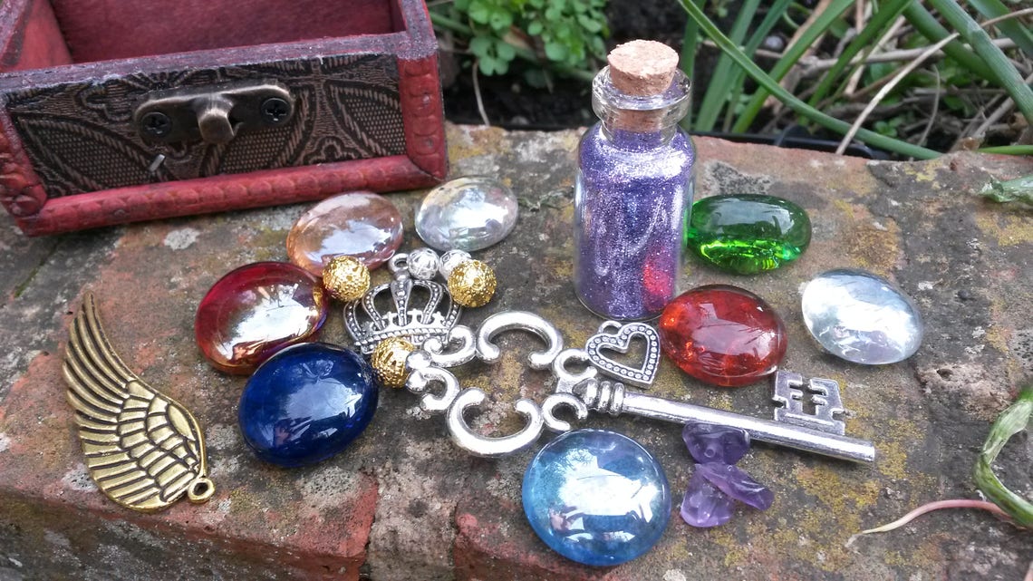 Fairy Princess Treasure Box With Secret Key Treasure and | Etsy