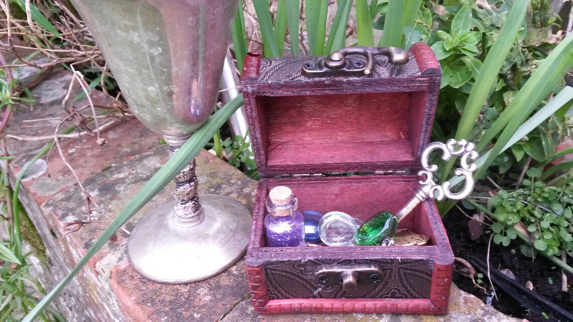 Fairy Princess Treasure Box With Secret Key Treasure and | Etsy