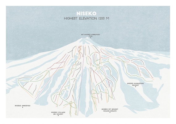 Niseko Japan Map