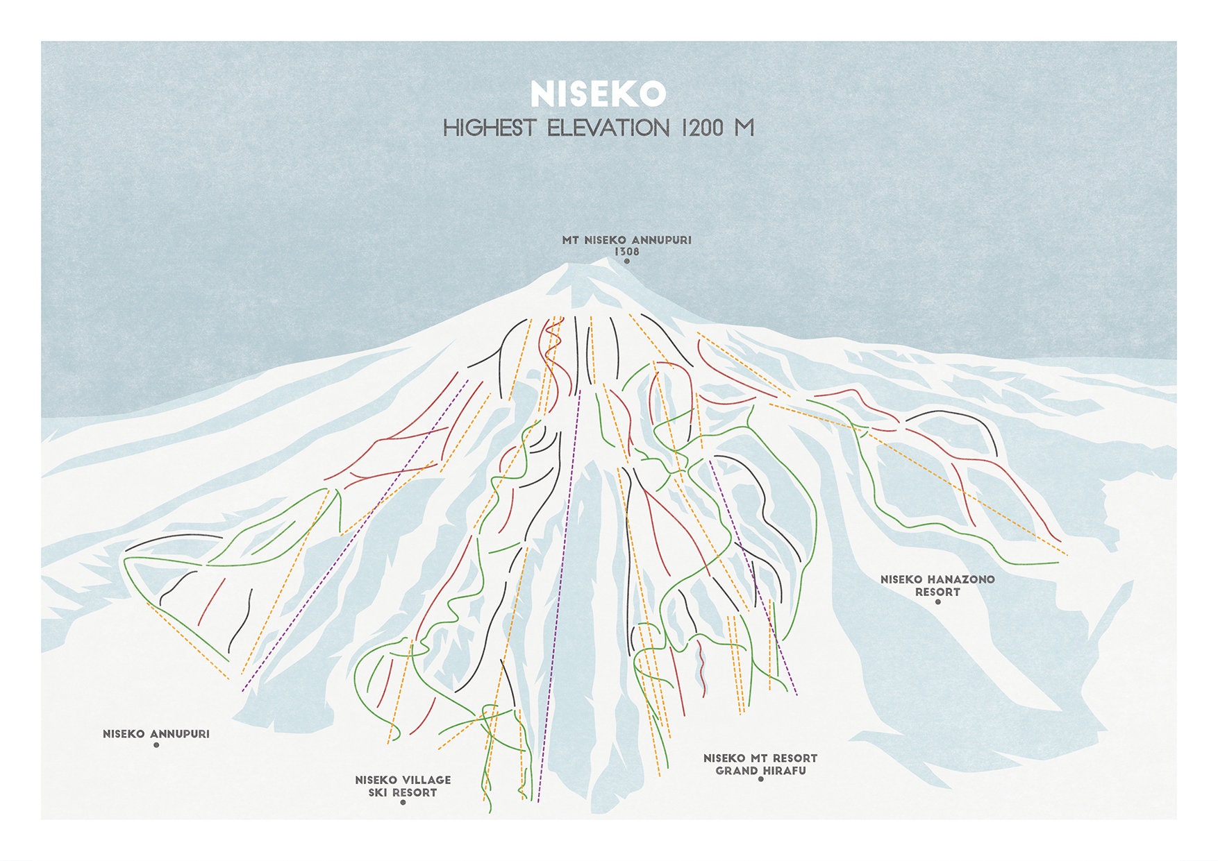 Niseko Japan Map