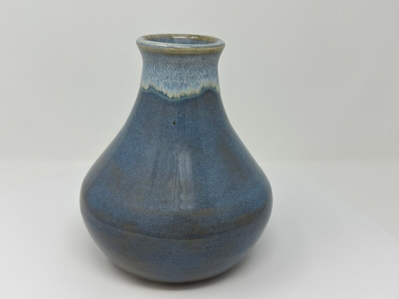 Blue Rutile With Honey Flux Small Vase - Etsy