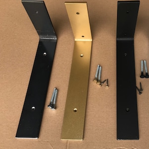 Steel L Shelf Bracket, 2 Inches Wide and Matches Closet Brackets ...