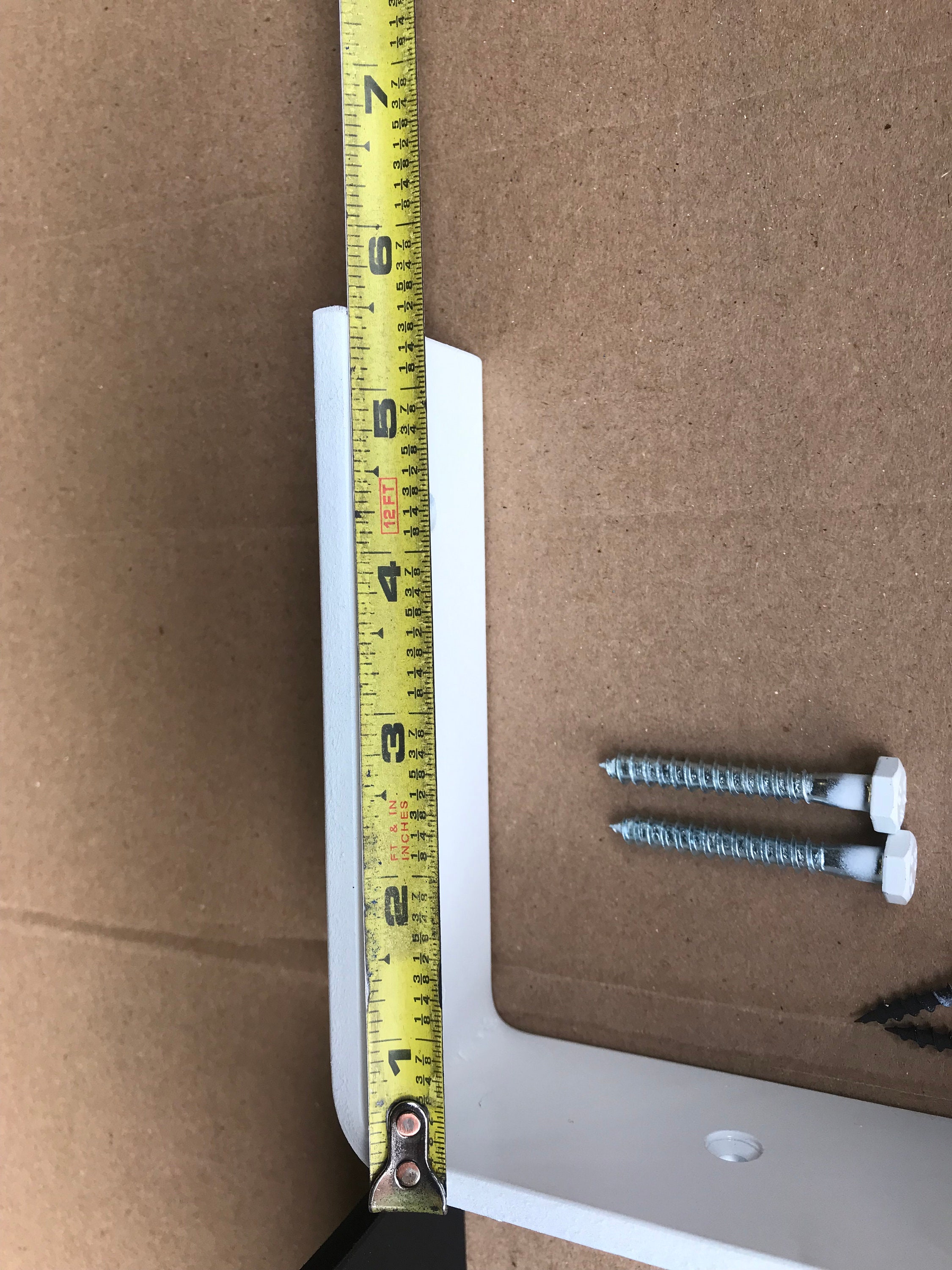 Steel L Shelf Bracket 2 Inches Wide and Matches Closet - Etsy