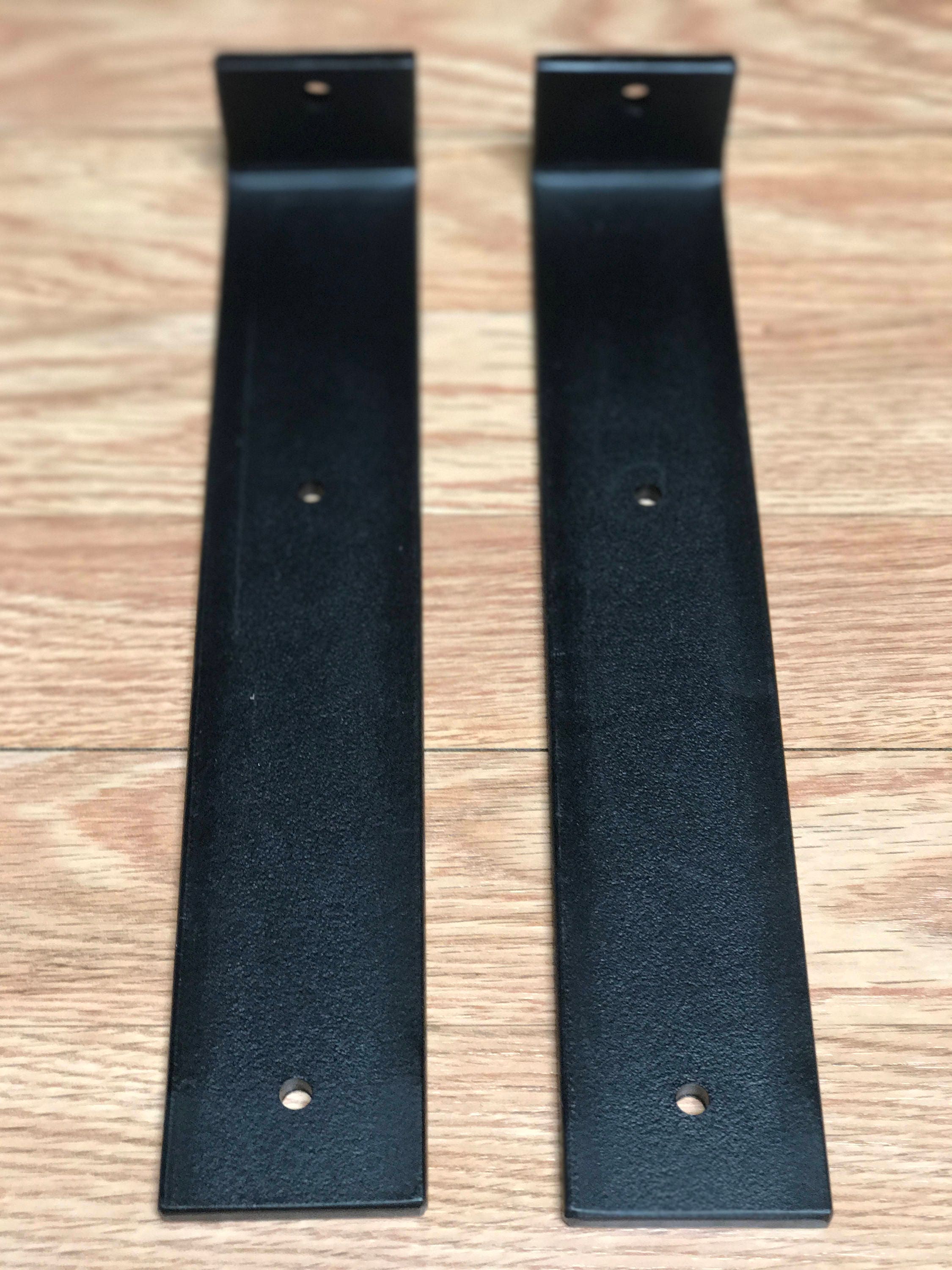 8 Inch Floating Shelf Bracket 2 Inch Wide X 1/4 Thick. Hidden - Etsy