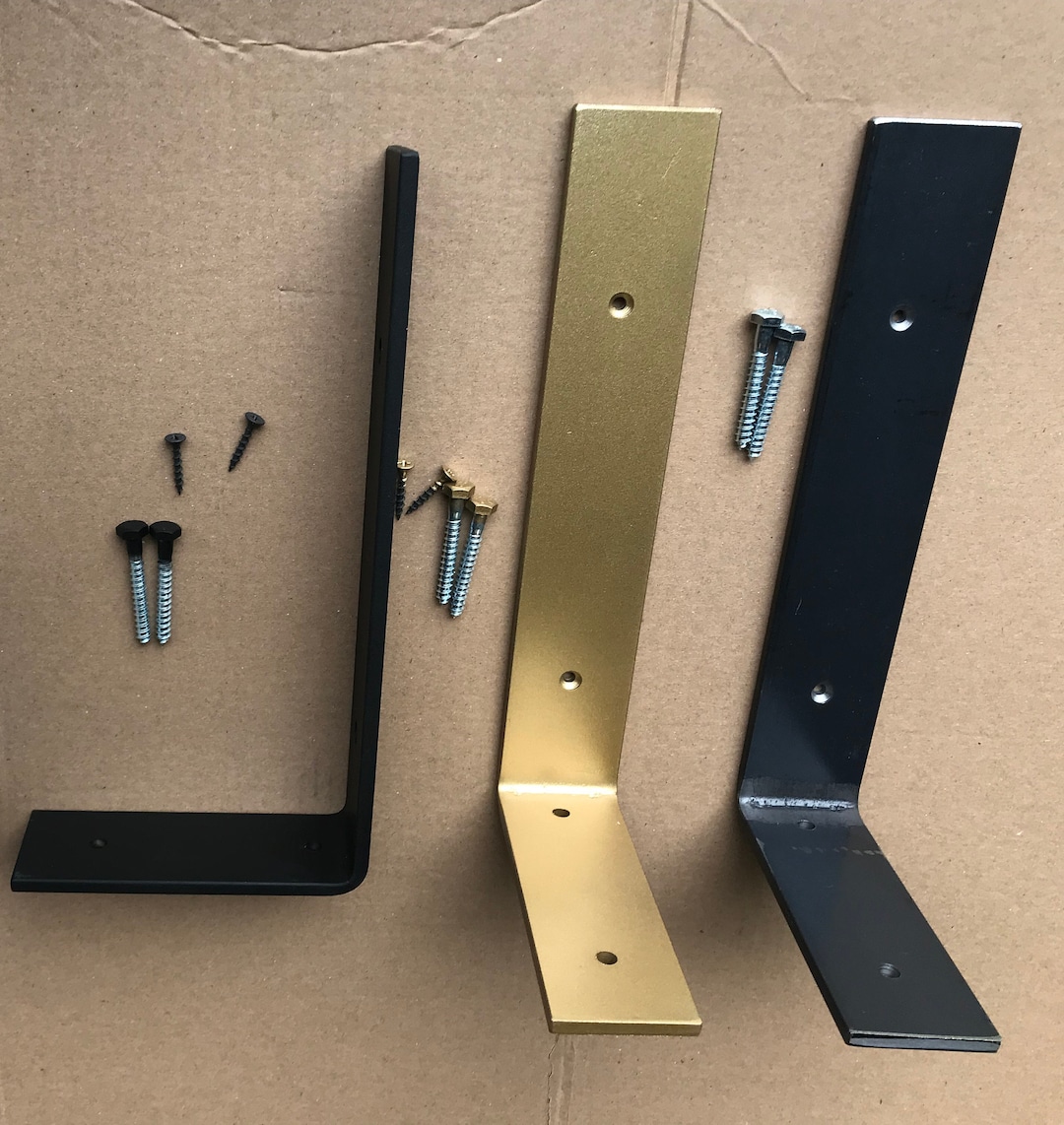 Steel L Shelf Bracket, 2 Inches Wide and Matches Closet Brackets ...