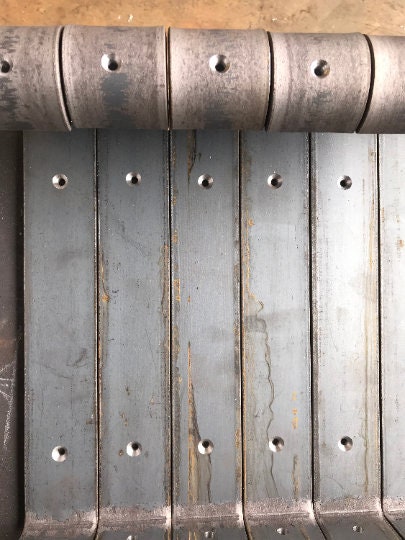 Set of 2 10 Inch Deep X 2 Wide X 1/4 Thick Steel Closet | Etsy