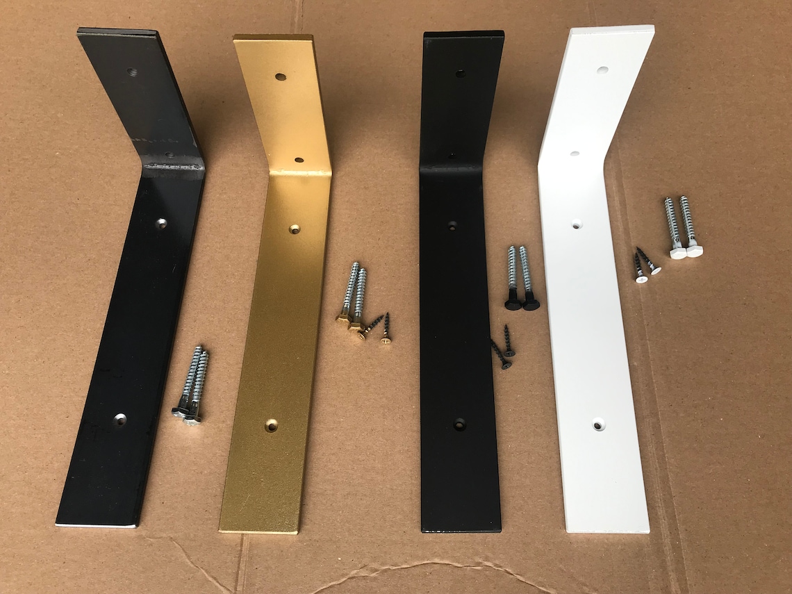 Steel L Shelf Bracket 2 Inches Wide and Matches Closet - Etsy
