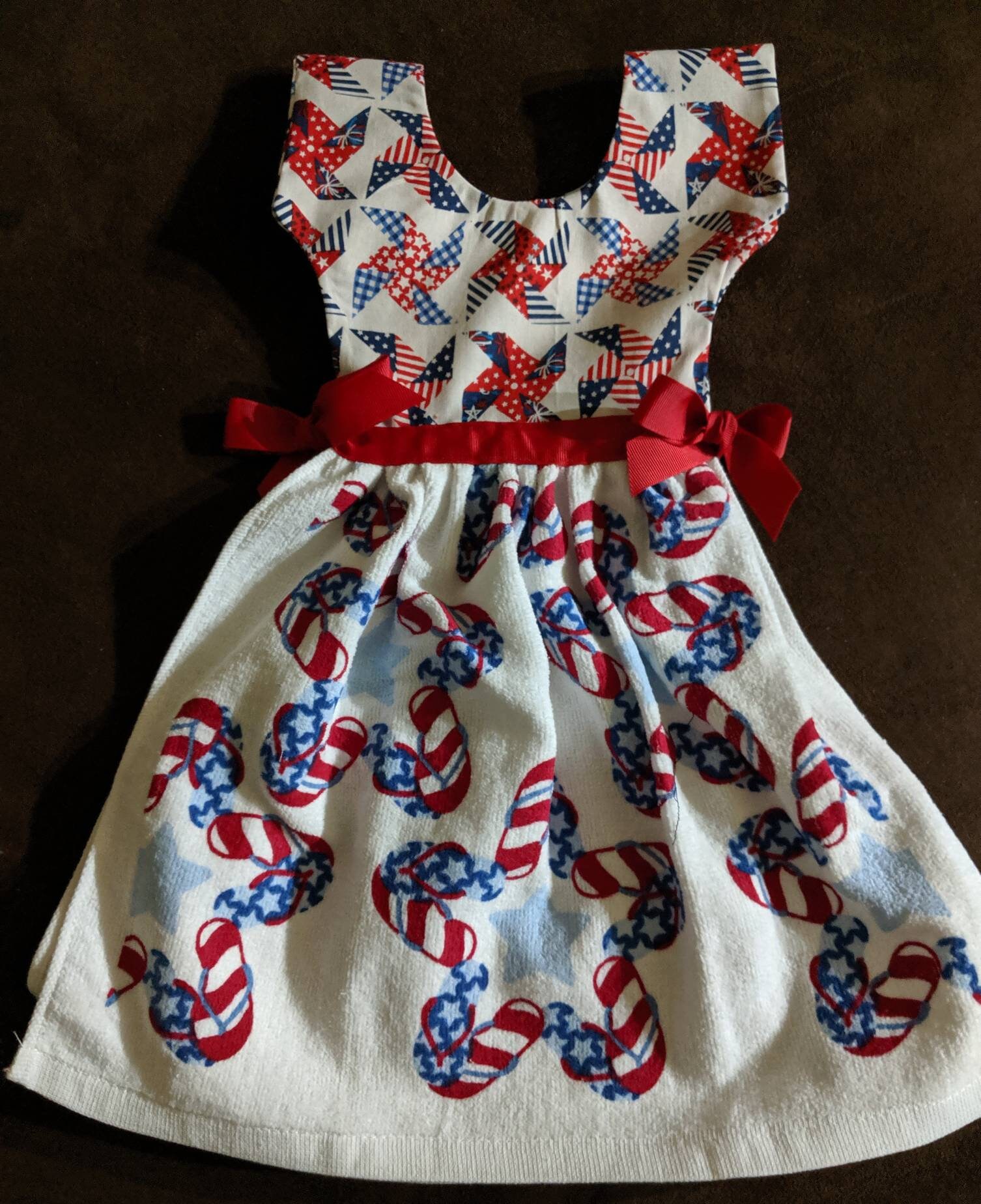 Pinwheels Oven Dish Towel Dress - Etsy