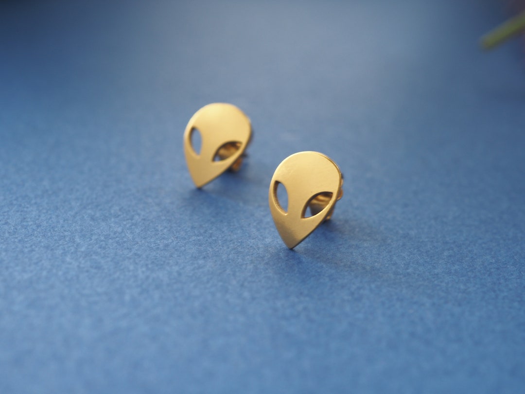 Alien Jewellery, Sterling Silver 925 Alien Earrings, ET Earrings, Space ...