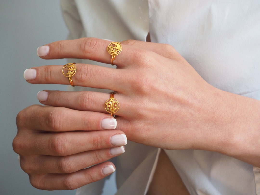 Star Wars Double Rebel/empire Ring, Gold Silver 925 Star Wars Ring,jedi ...