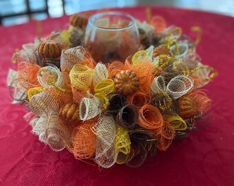 Fall Deco Mesh - Etsy