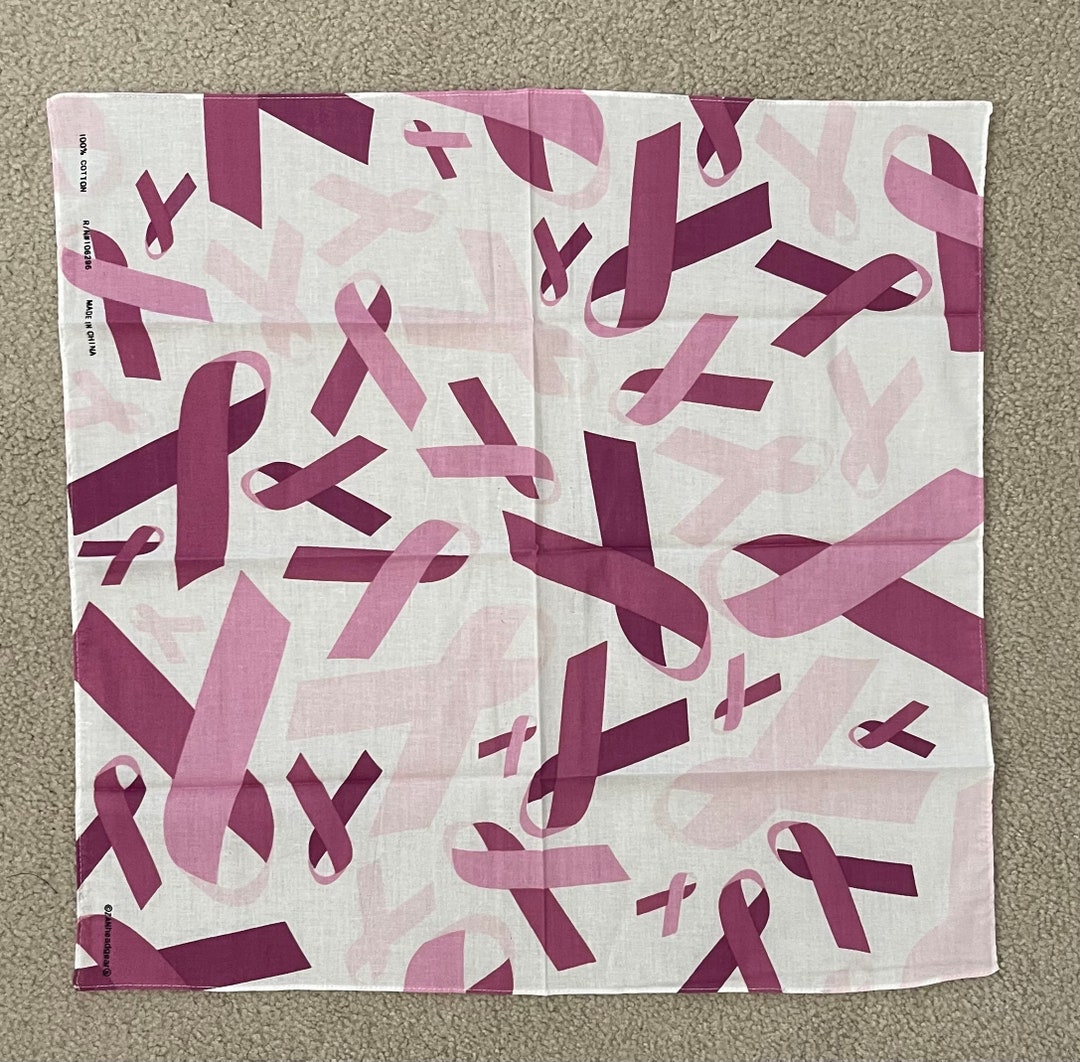 CANCER HEADBAND - Beautiful Bandanna- Scarf- Biker Head-handkerchief ...