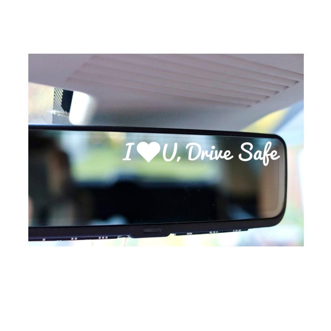 Car Mirror Positive Quote Decal, Rear View Mirror Saying - Etsy
