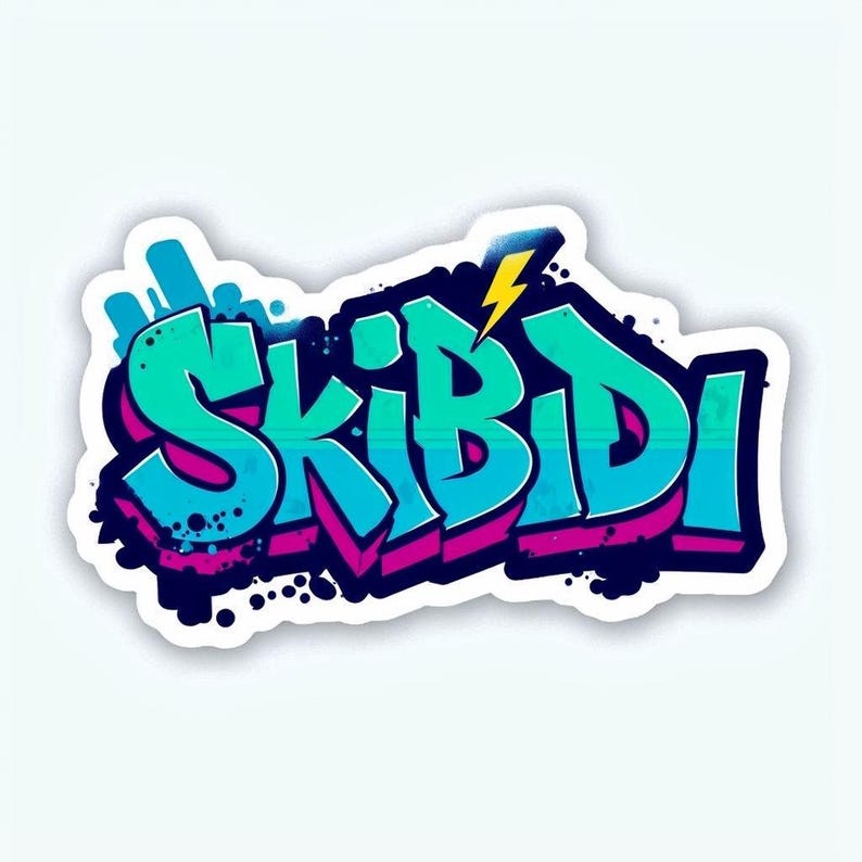Slang Graffiti Sticker - Laptop, Water Bottle Decal - Etsy
