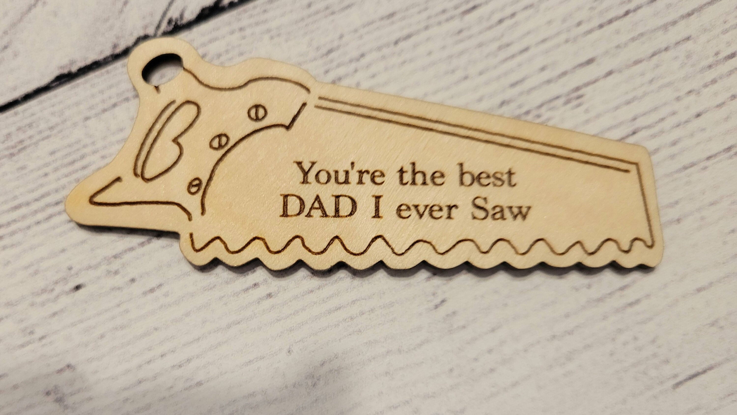 Wooden Keychains for Father's Day - Etsy