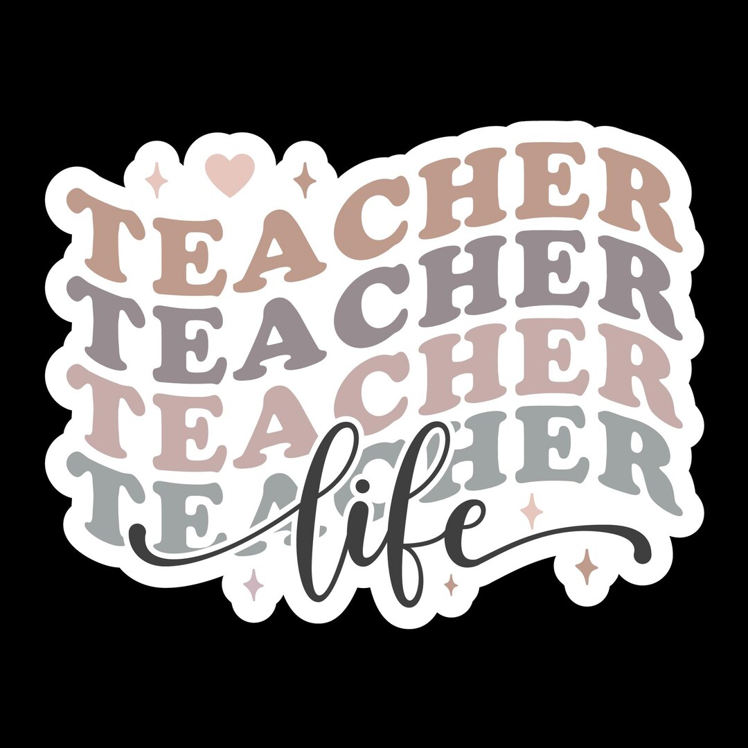 Teacher Sticker Set 1 - Etsy