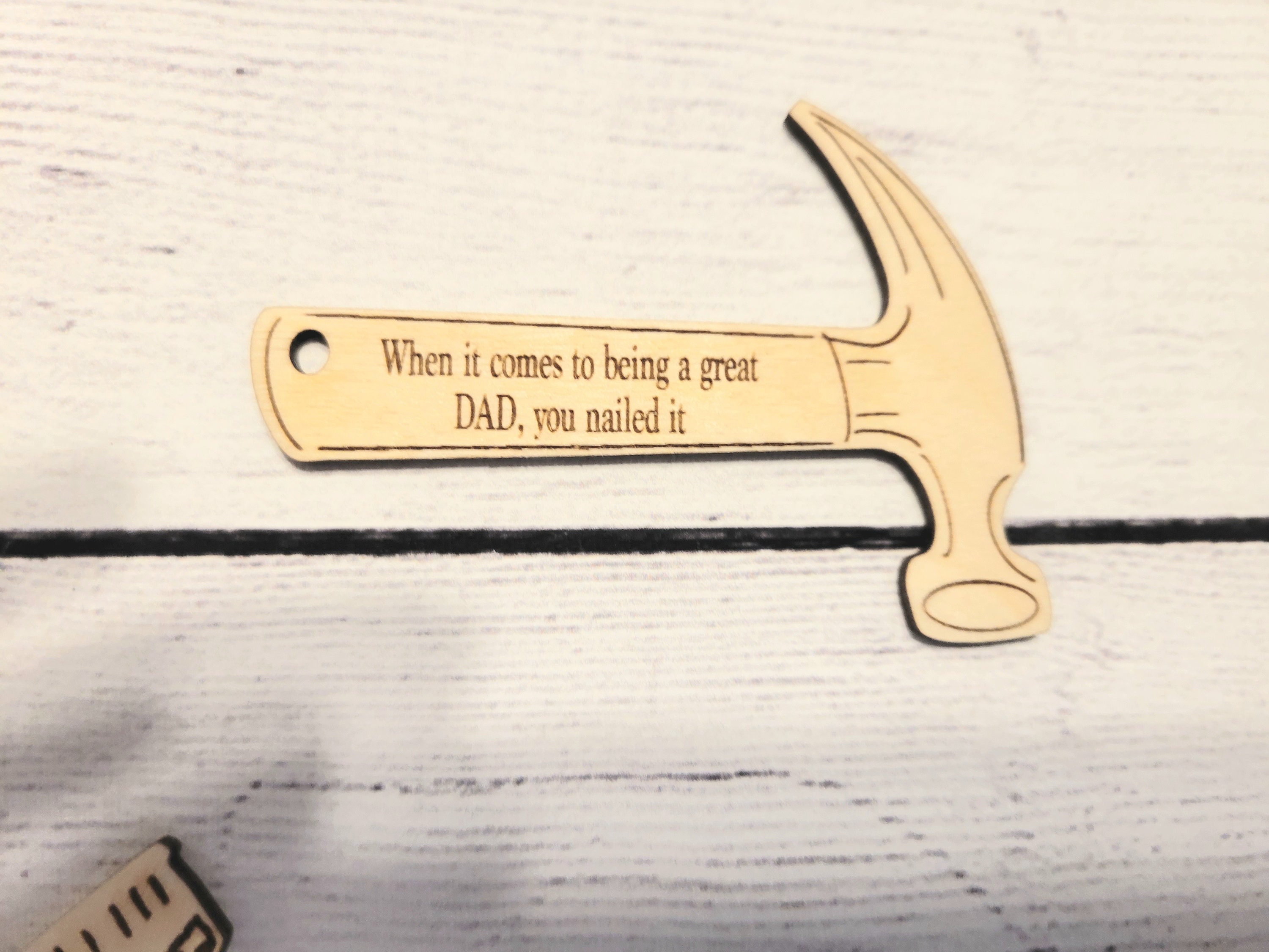 Wooden Keychains for Father's Day - Etsy