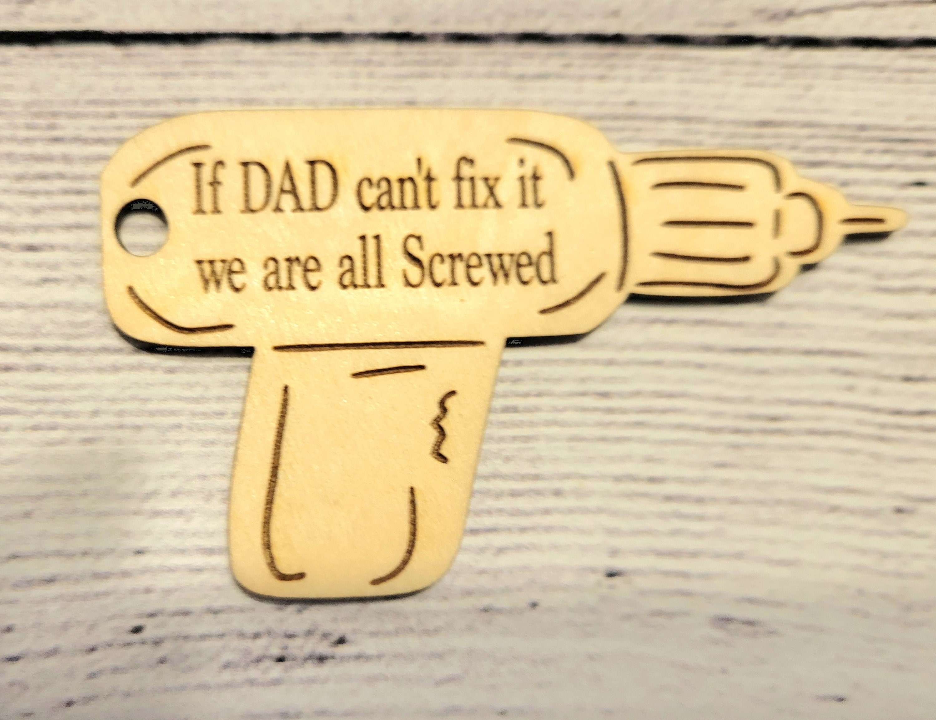 Wooden Keychains for Father's Day - Etsy