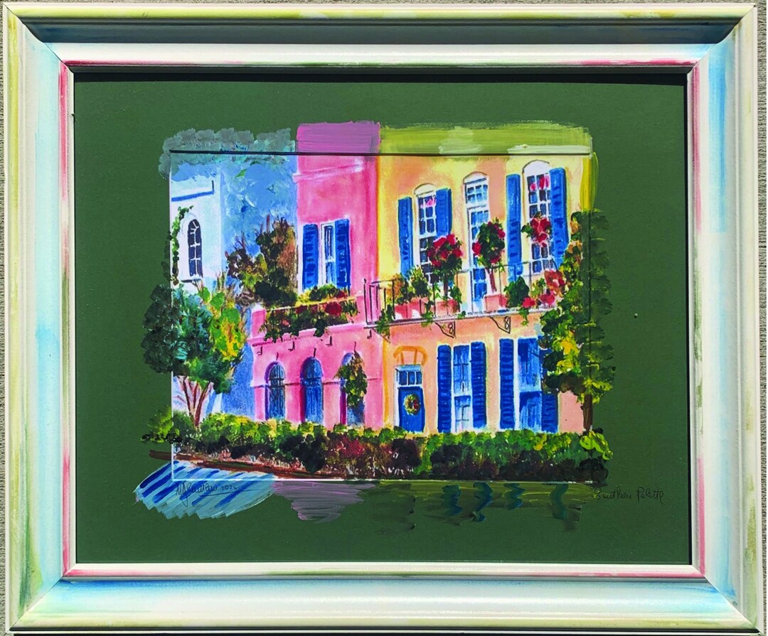 Southern Palette New for 2020 Painting matted & Framed - Etsy
