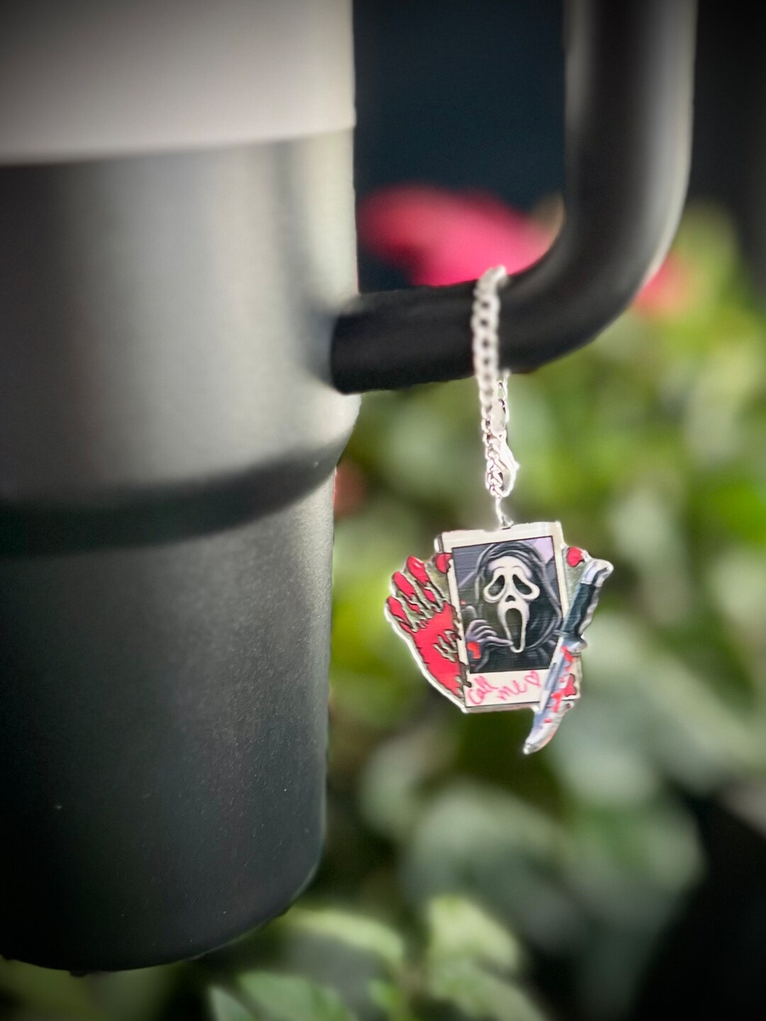 Horror Themed Ghostface Call Me Double Sided Acrylic Stanley Tumbler ...