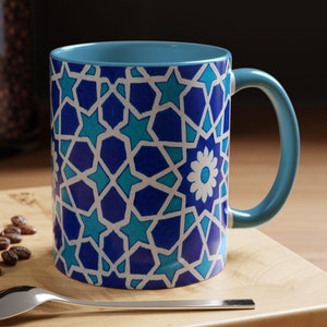 middle eastern man face mug