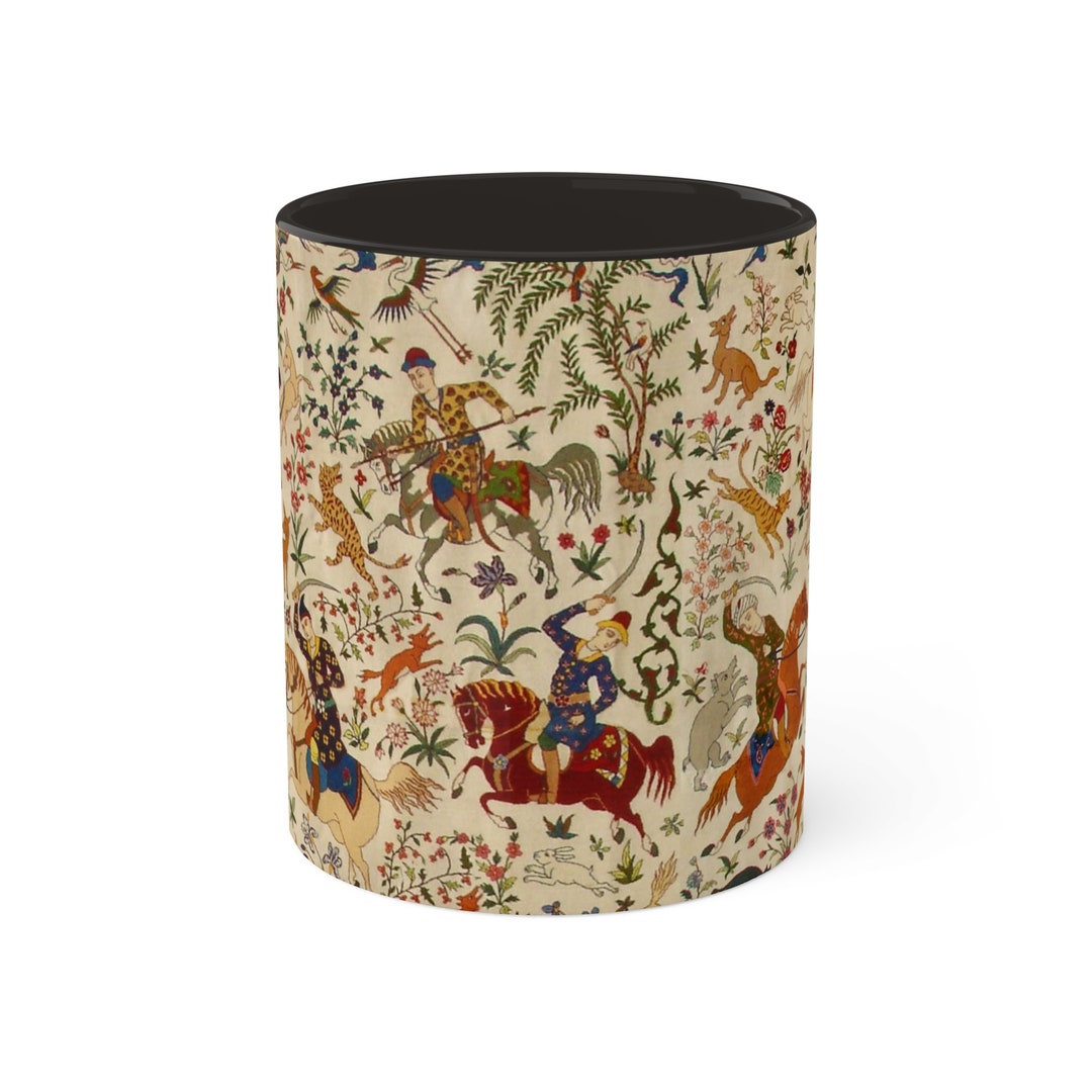 Polo Mug Persian 11 Oz Persian Rug Pattern Middle Eastern Design ...