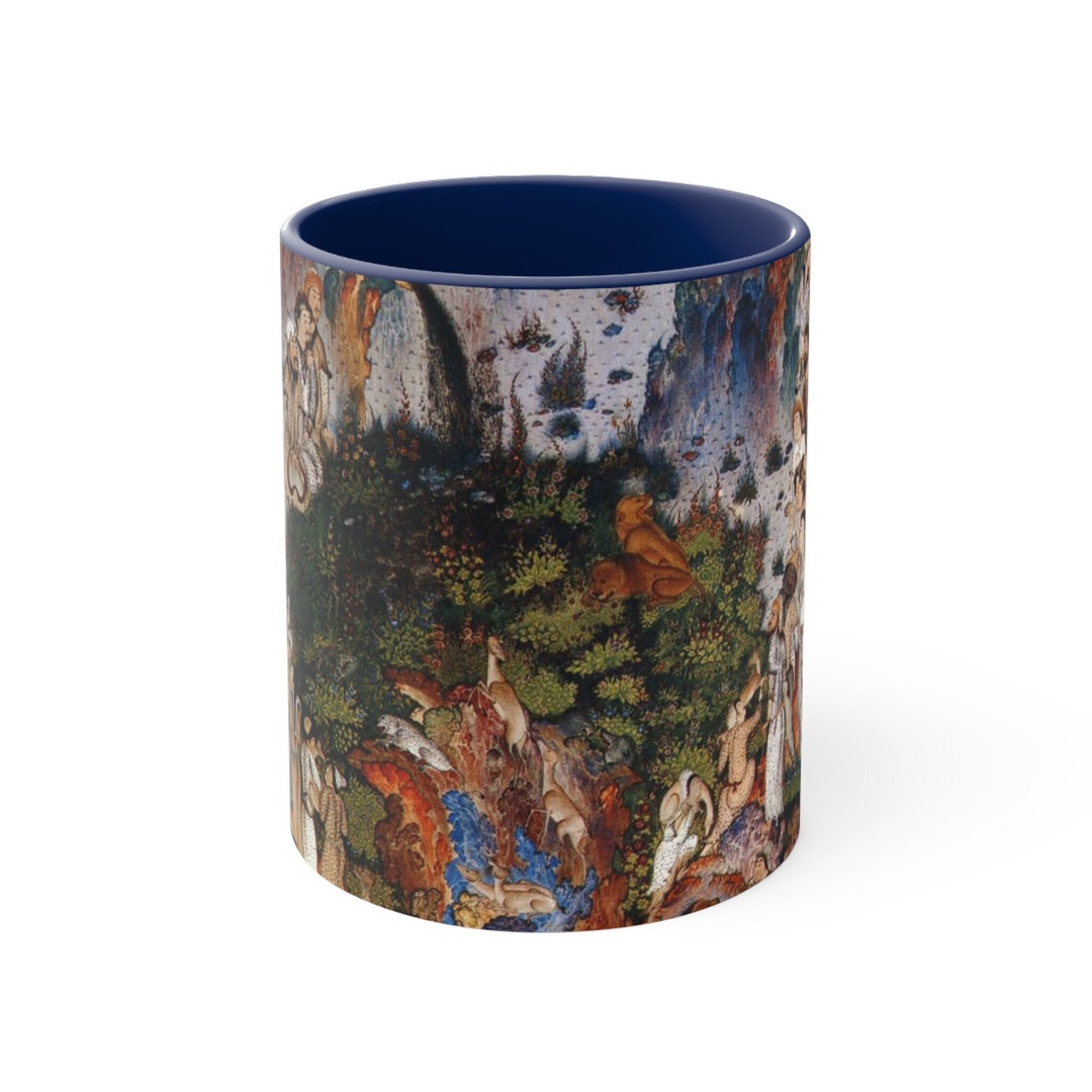 Shahnameh 11oz Black Mug Persian King Tales: With Miniature Painting ...