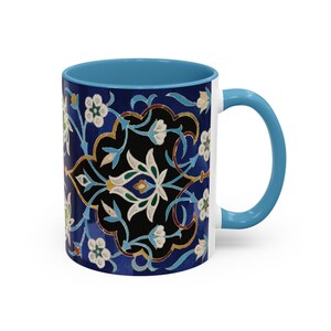 Shah Abbasi Floral Mug 11 Oz Persian Middle Eastern Design -unique Gift ...