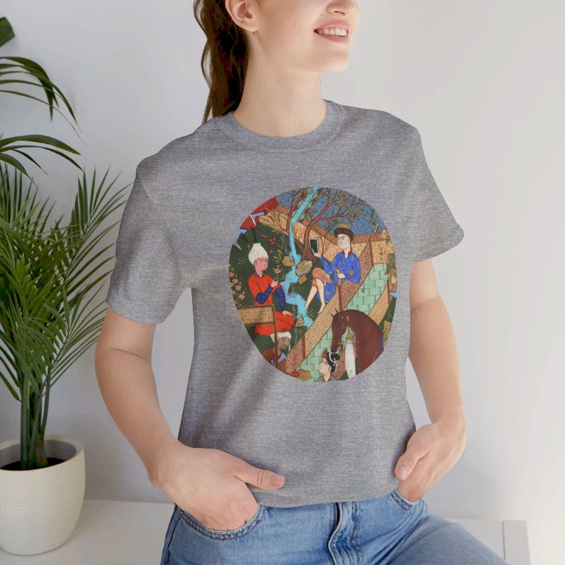 Shahnameh Miniature Art T-shirt Persian Negargari Design Epic Tale of ...