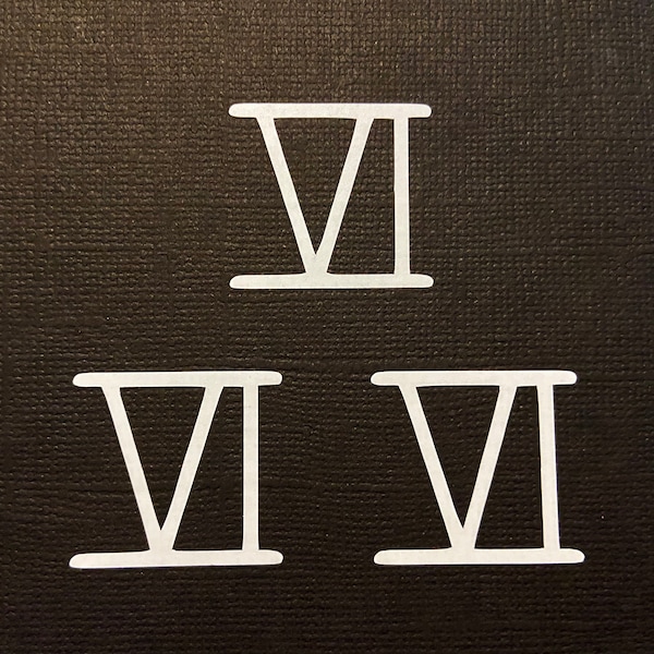 Roman Numerals Decal - Etsy