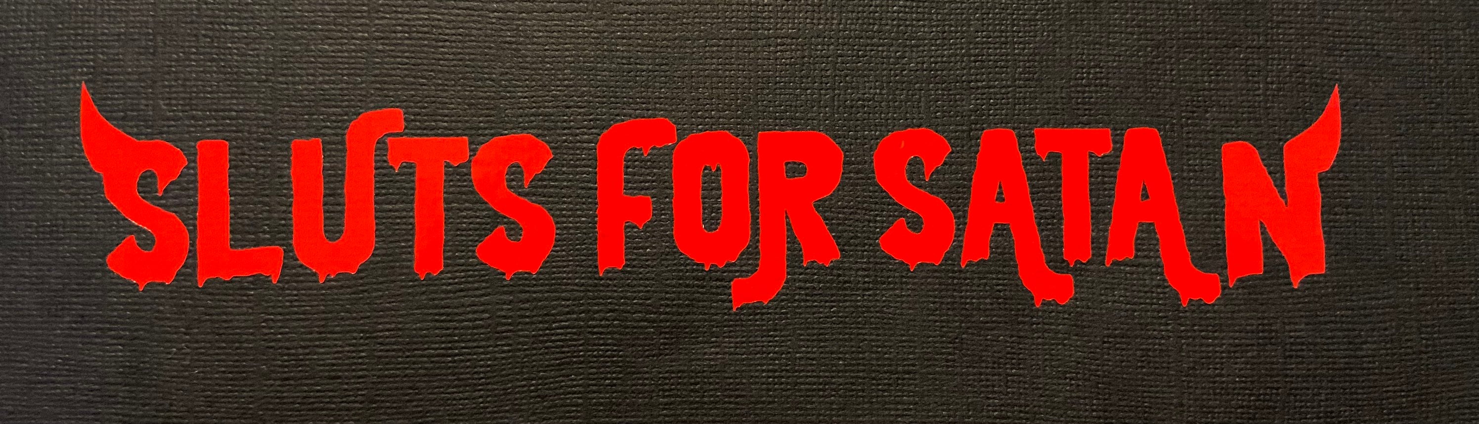 Sluts for Satan Decal - Etsy