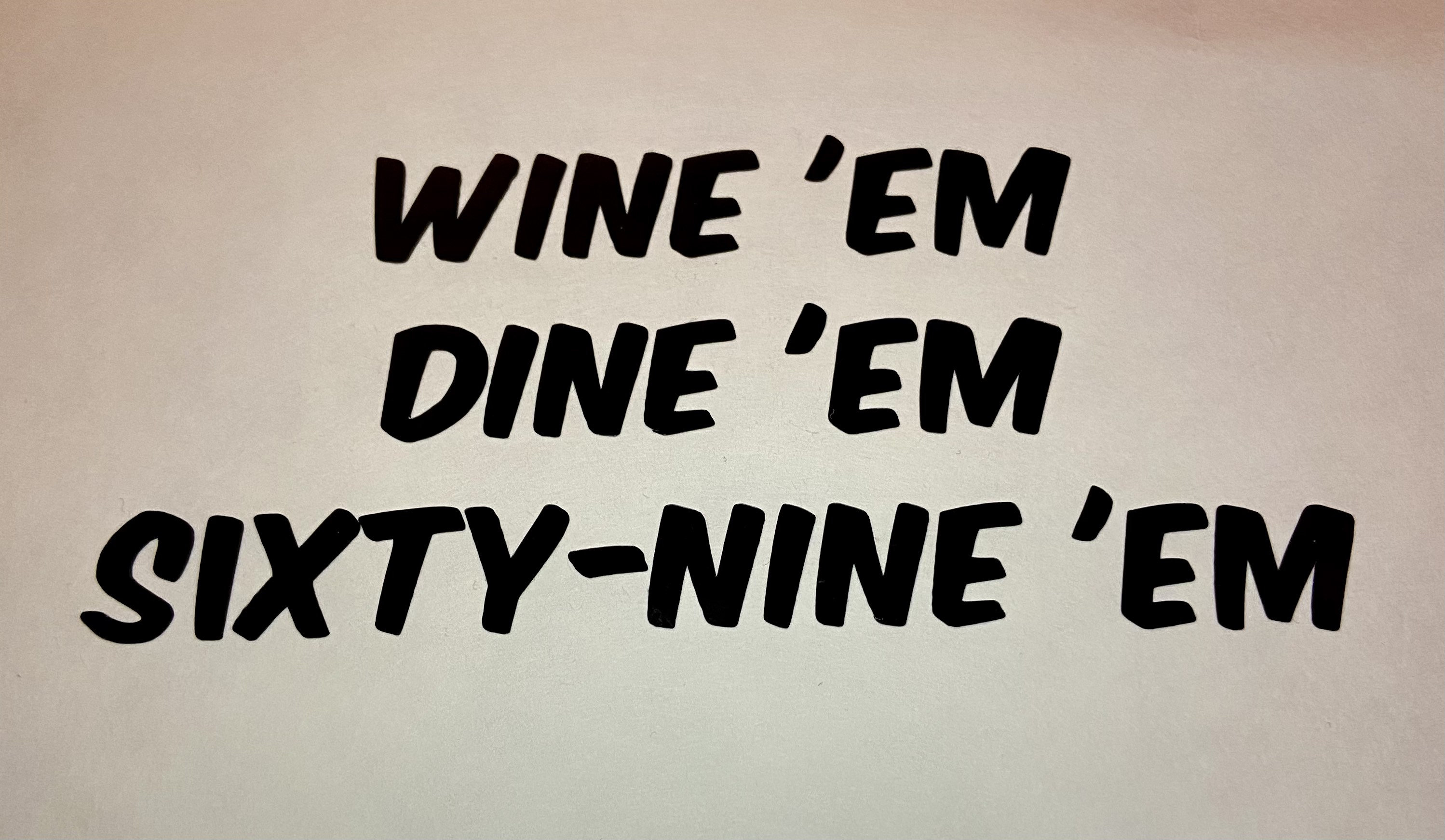 Wine em Dine em Decal | Etsy