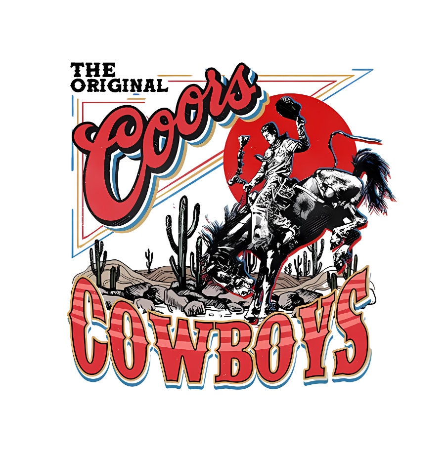 Original Coors Cowboy PNG Coors Banquet Rodeo Png File Coors Cowboy ...