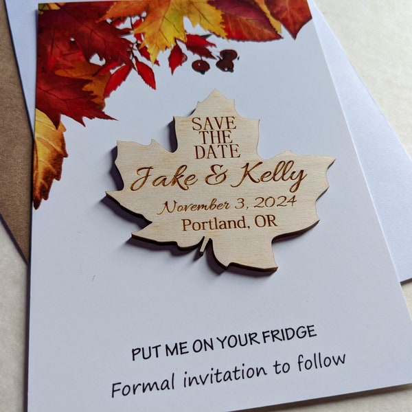 Autumn Save the Date - Etsy
