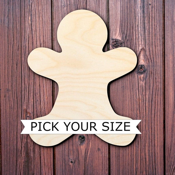 Wood Gingerbread Man - Etsy