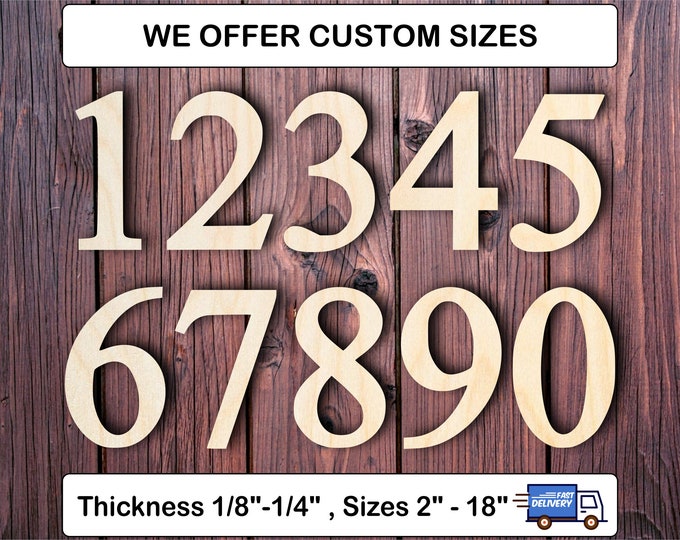 Calendar Circle Number Wooden Cut Outs Advent Numbers, Number Ornaments ...