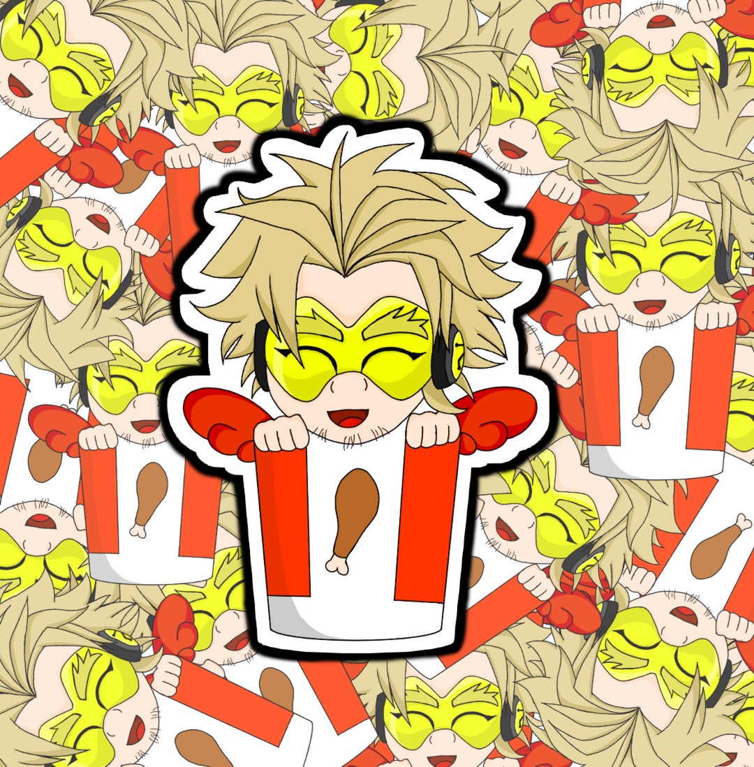 Hawks Chicken Bucket My Hero Food Series Sticker - Etsy