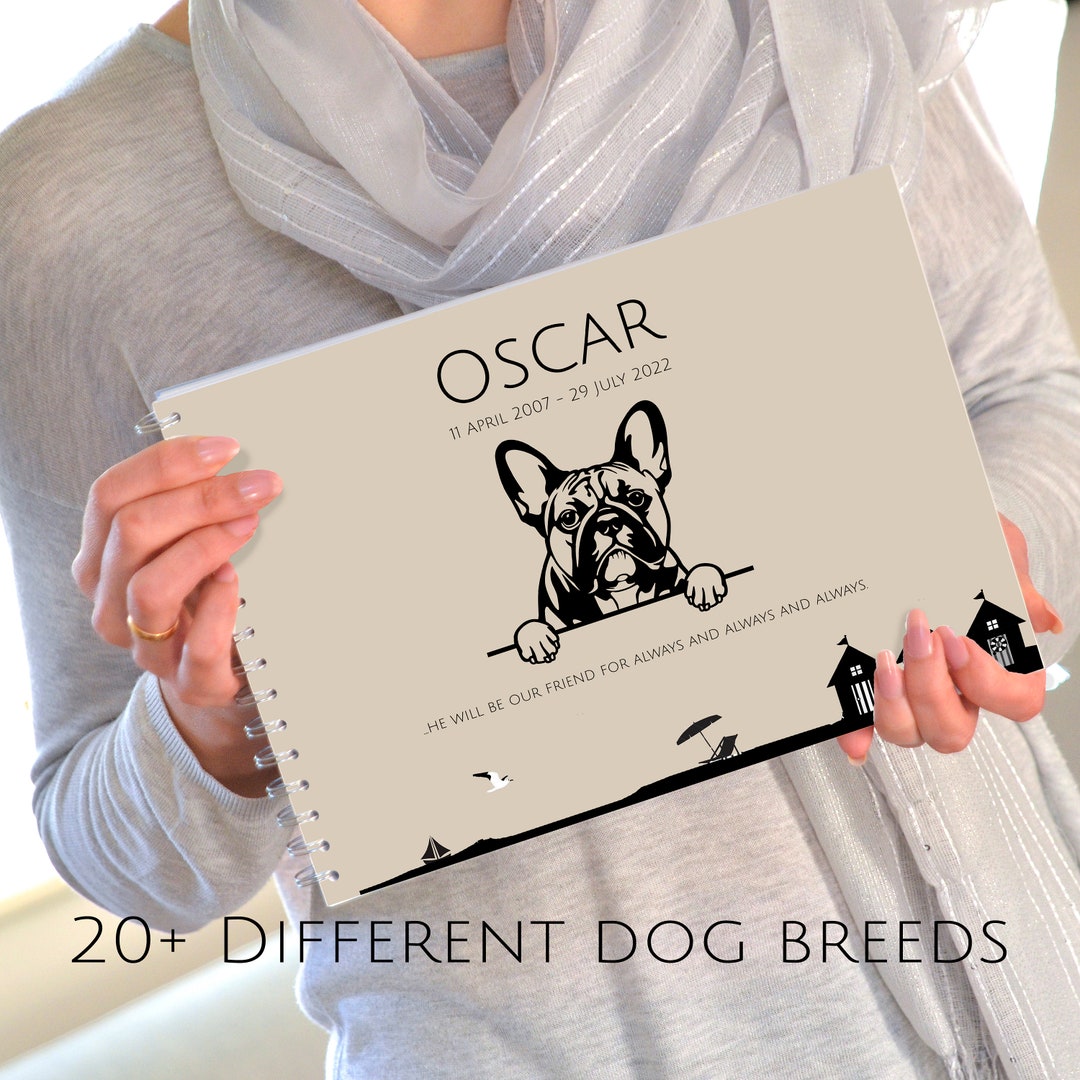 Dog Journal, Dog Gift, Dog Keepsake Book, Dog Lover Gift, Custom Dog ...