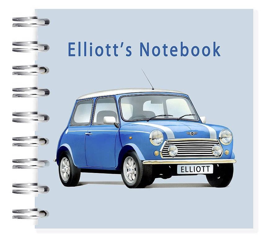 Personalised Mini Notebook Mini Cooper Notebook Mini Gift - Etsy UK