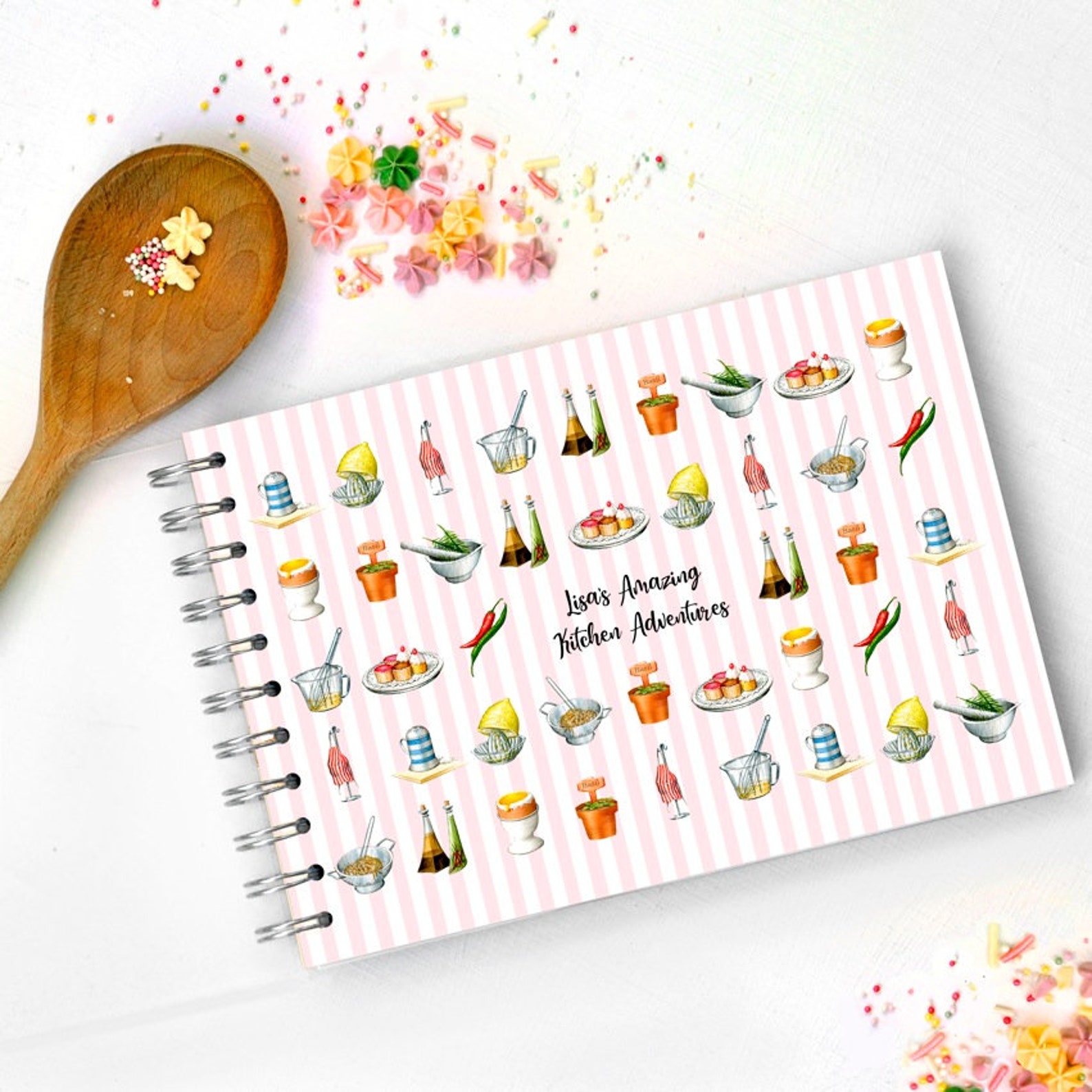 Personalised Recipe Journal Recipe Notebook Recipe Journal - Etsy UK