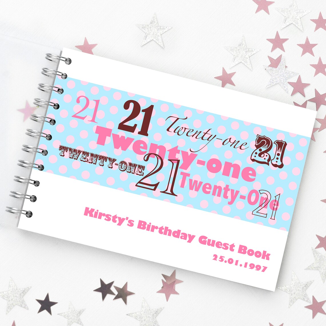 Personalised 21st Birthday Guest Book 21st Birthday Gift - Etsy