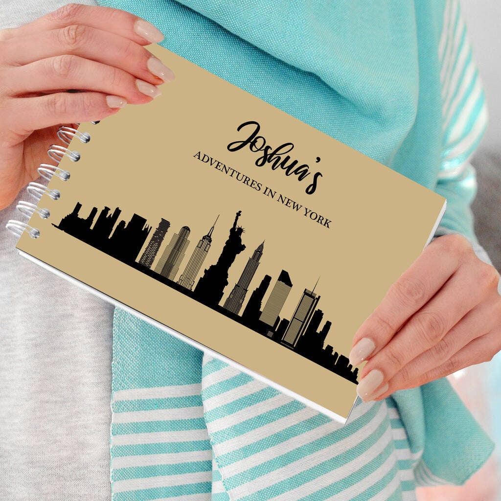 Personalised New York Travel Journal New York Travel book | Etsy