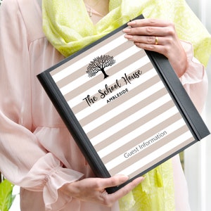 Personalised Holiday Home Guest Information Binder: Welcome Folder ...