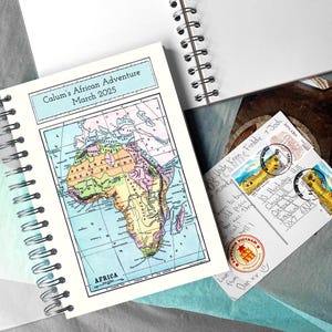 Personalised African Travel Journal, African Travel Journal, African ...