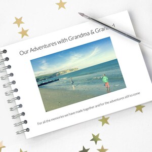 Personalised Grandparent Keepsake Book, Grandparent Gift, Grandparent ...