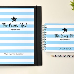 Personalised Holiday Home Guest Information Binder: Welcome Folder ...