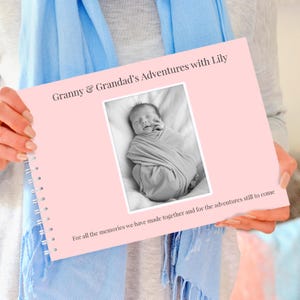 Personalised Grandparent Keepsake Book, Grandparent Gift, Grandparent ...