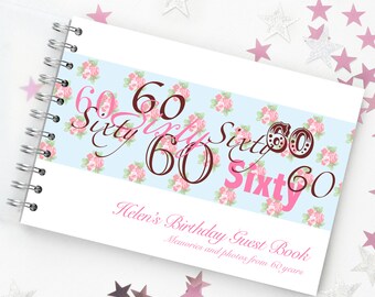 60th Birthday Book | Etsy